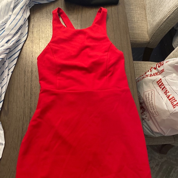 Express | Dresses | Red Express Dress With Open Back | Poshmark